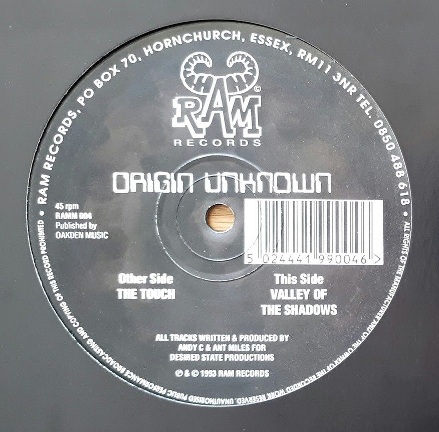 Origin Unknown Valley Of The Shadows The Touch Drum