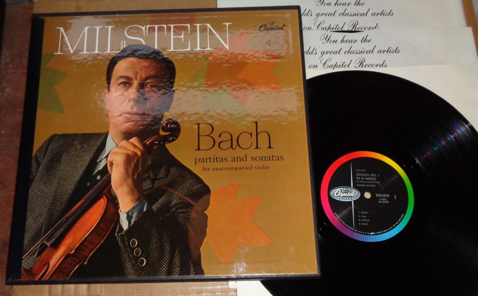 popsike.com - Nathan Milstein BACH Sonatas and Partitas for solo violin ... popsike.com - Nathan Milstein BACH Sonatas and Partitas for solo violin ...