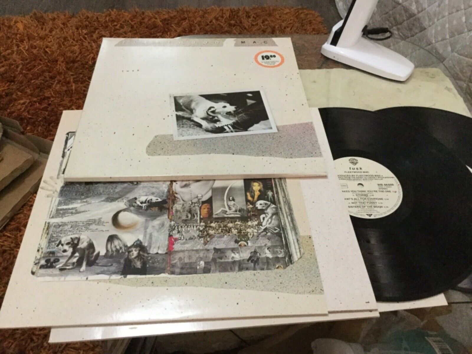Fleetwood Mac Tusk 1979 Double Vinyl Record Auction