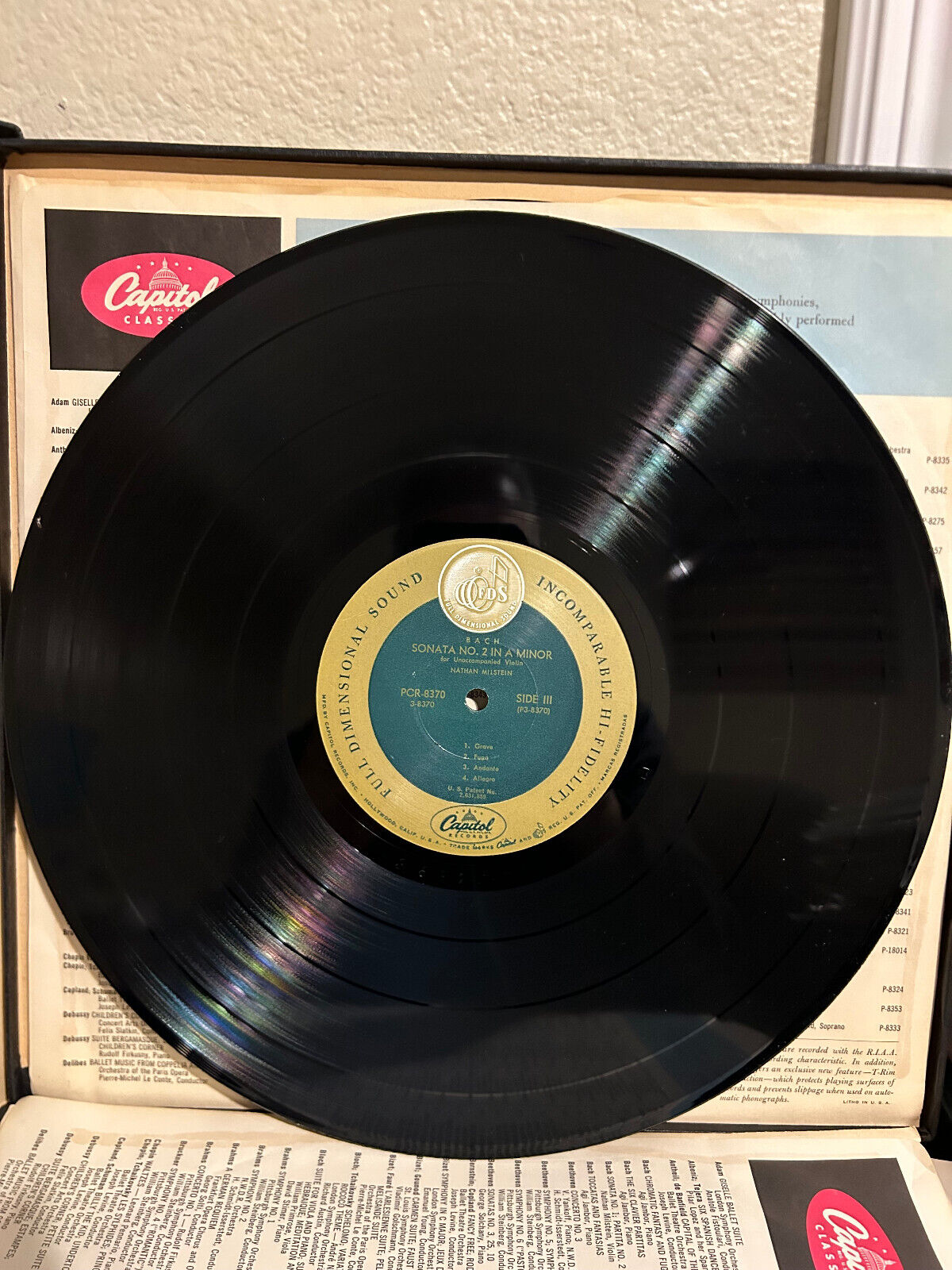 popsike.com - MILSTEIN / BACH VIOLIN SONATAS & PARTITAS / 3LP CAPITOL ... popsike.com - MILSTEIN / BACH VIOLIN SONATAS & PARTITAS / 3LP CAPITOL ...